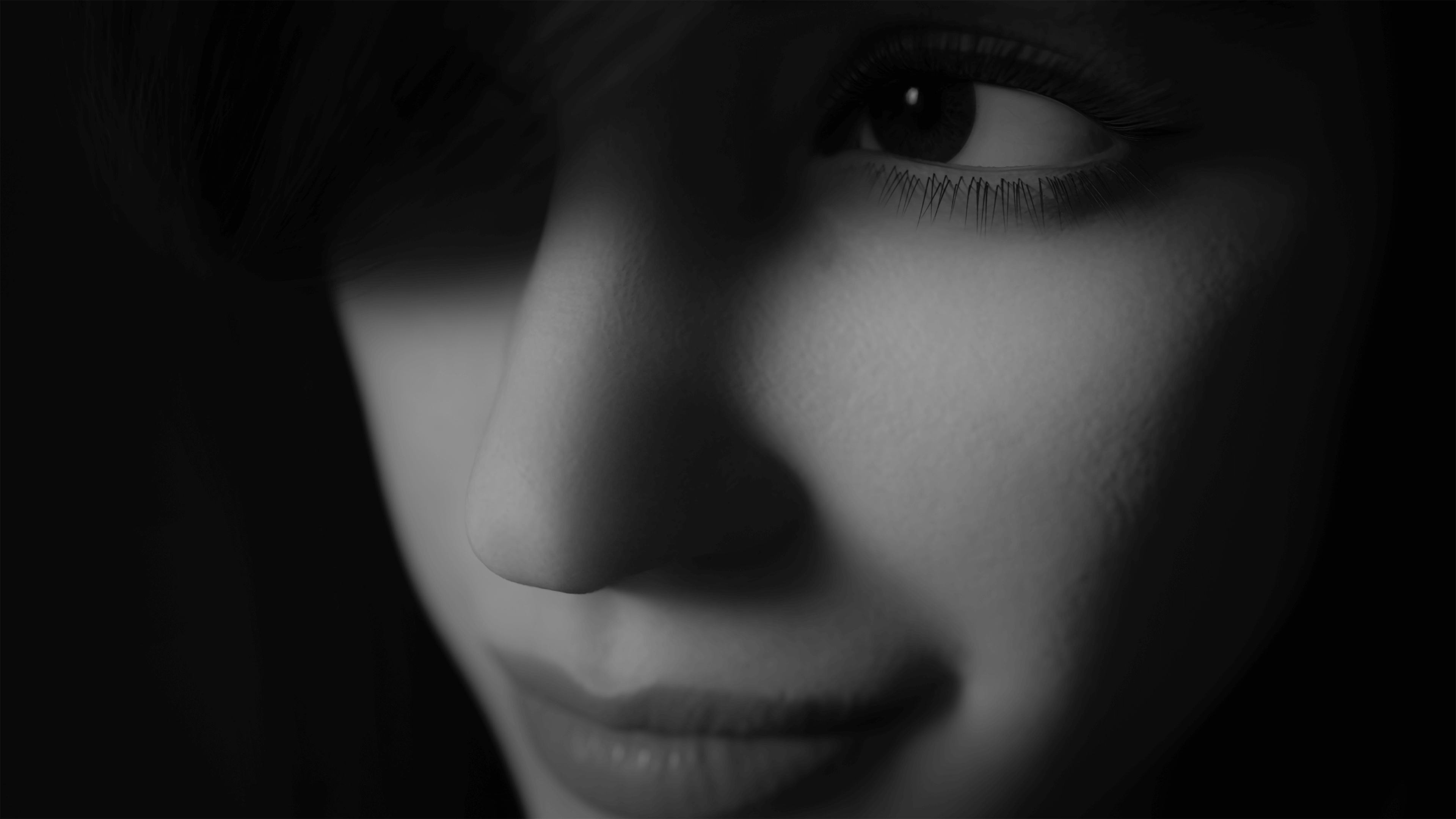 Jenny 3D Render, Digital Art by AmomynousGames