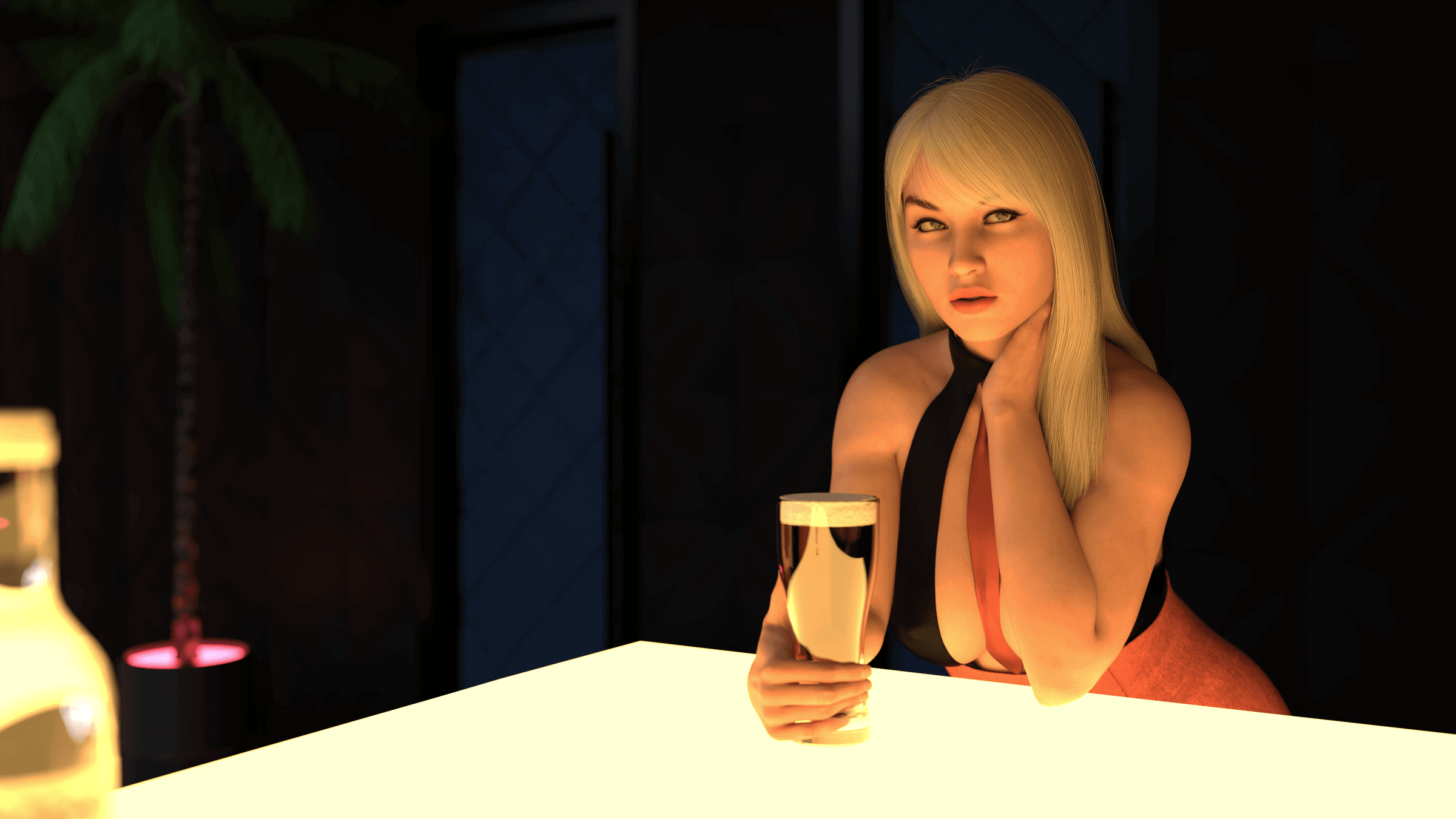 Nikki 3D Render, Digital Art by AmomynousGames