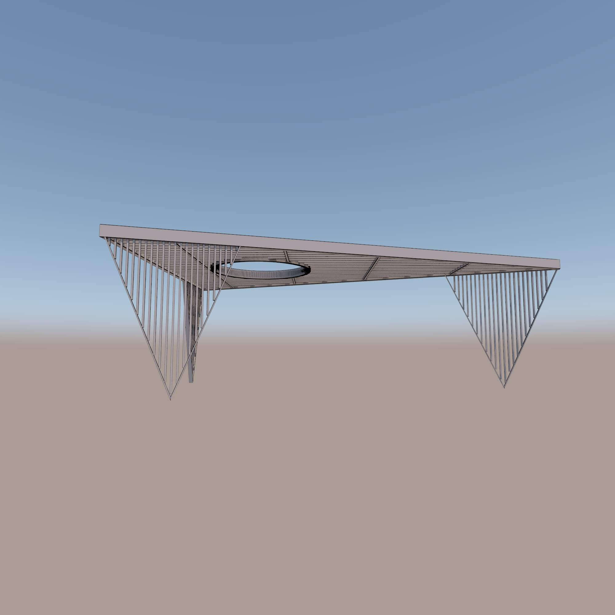 Shade Structure - 3D Model by amoniem