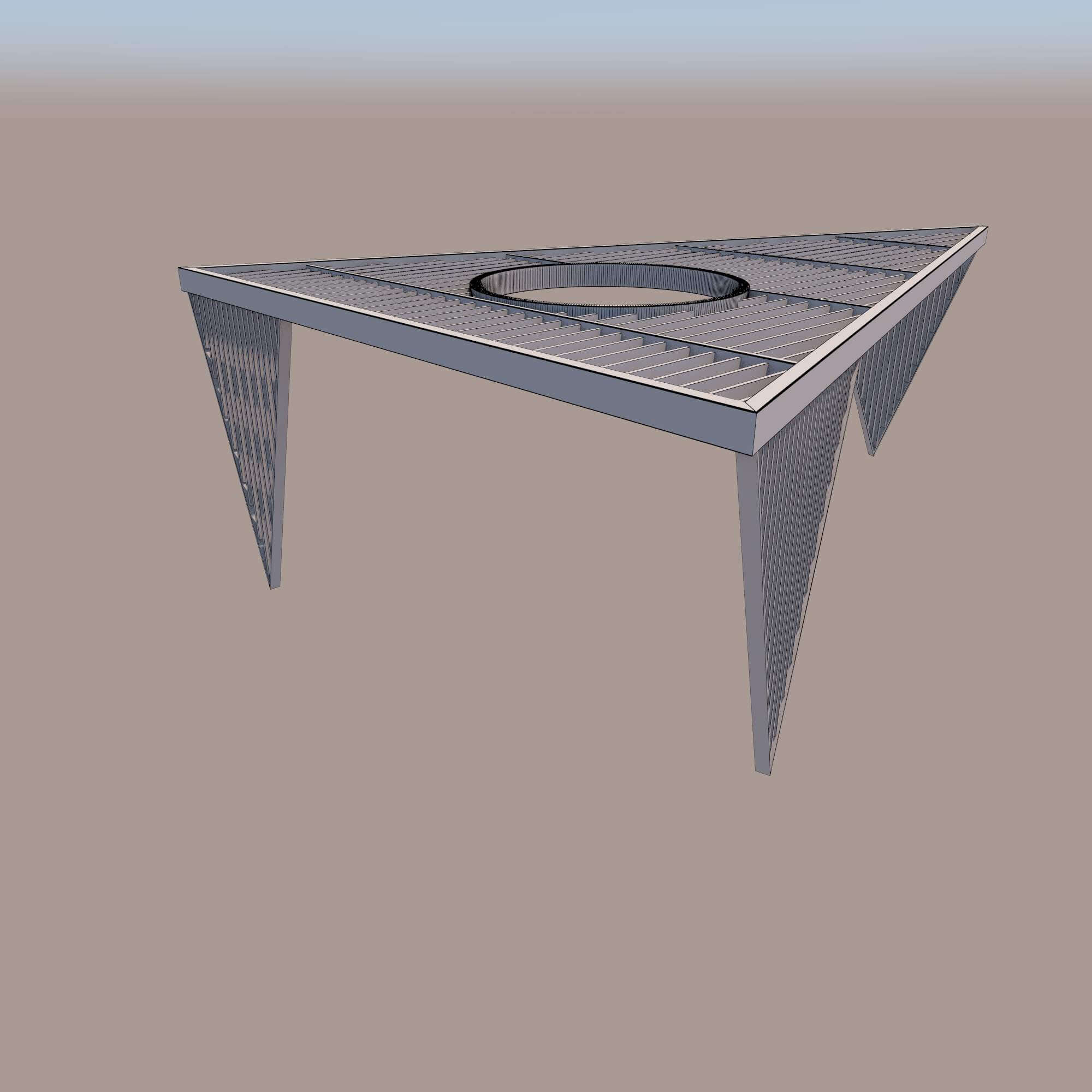 Shade Structure - 3D Model by amoniem