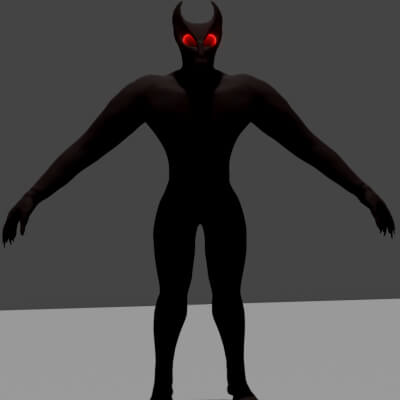 Heavy Metal Demon - 3D Model by amourphusmeatmonster