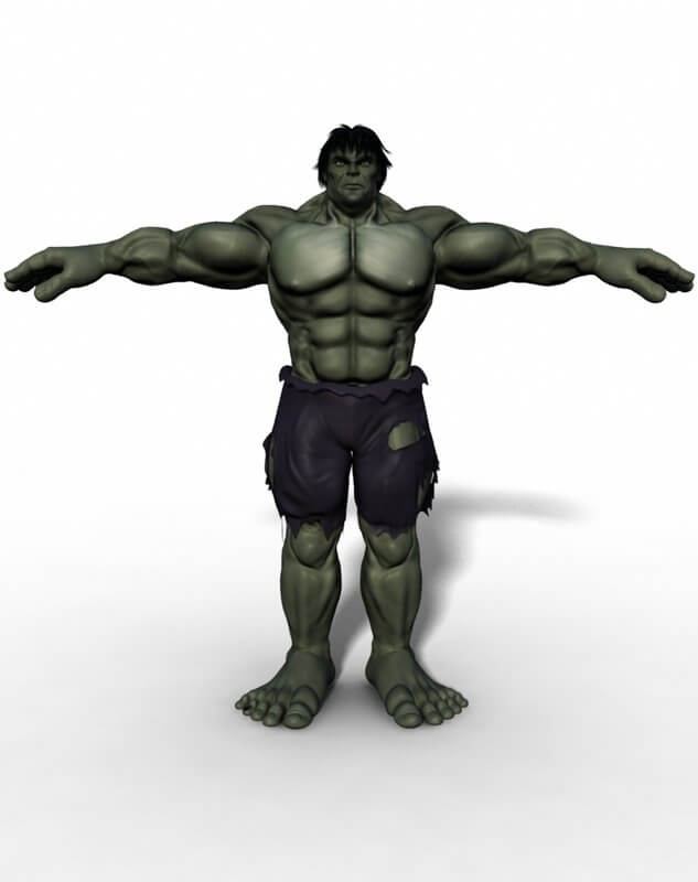 Hulk - 3D Model by Amr00203
