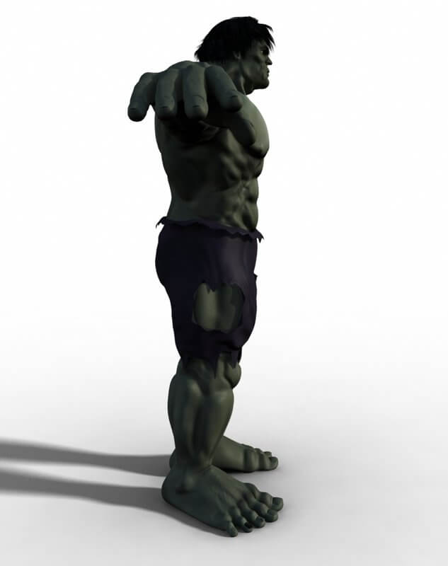 Hulk - 3D Model by Amr00203