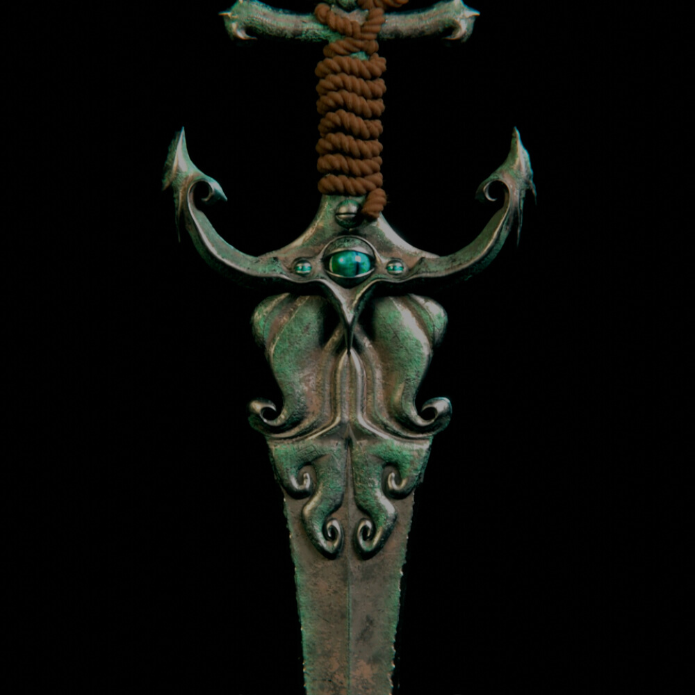 Anchor Sword - 3D Model by amstud