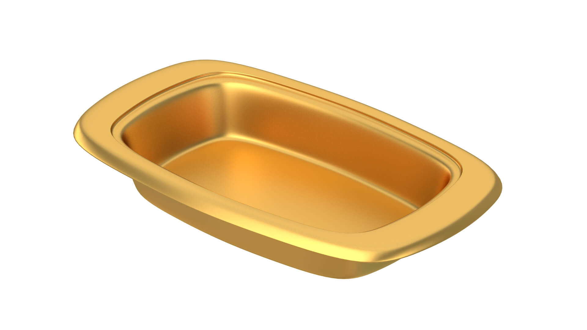 Butter Dish Gold - 3D Model by AN studio
