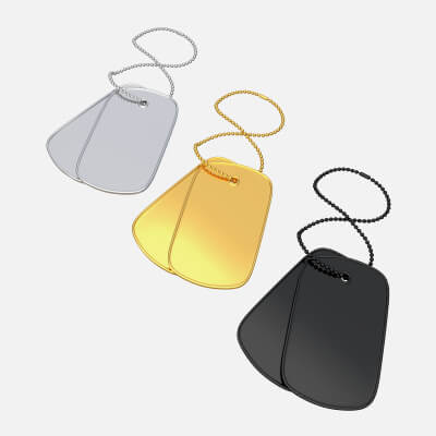 Dog Tags Collection - 3D Model by AN studio