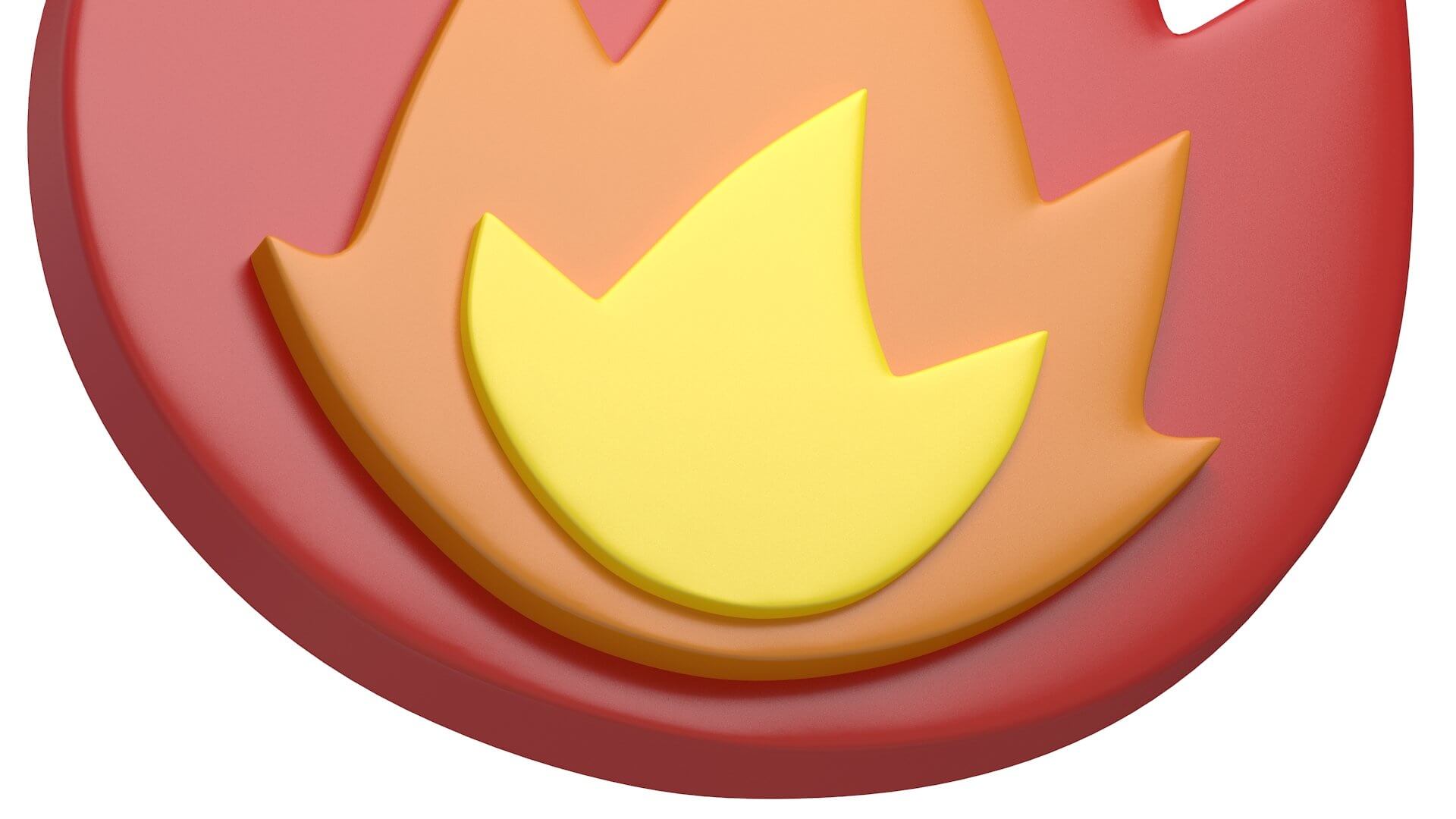 Flame Emoji - 3D Model by AN studio