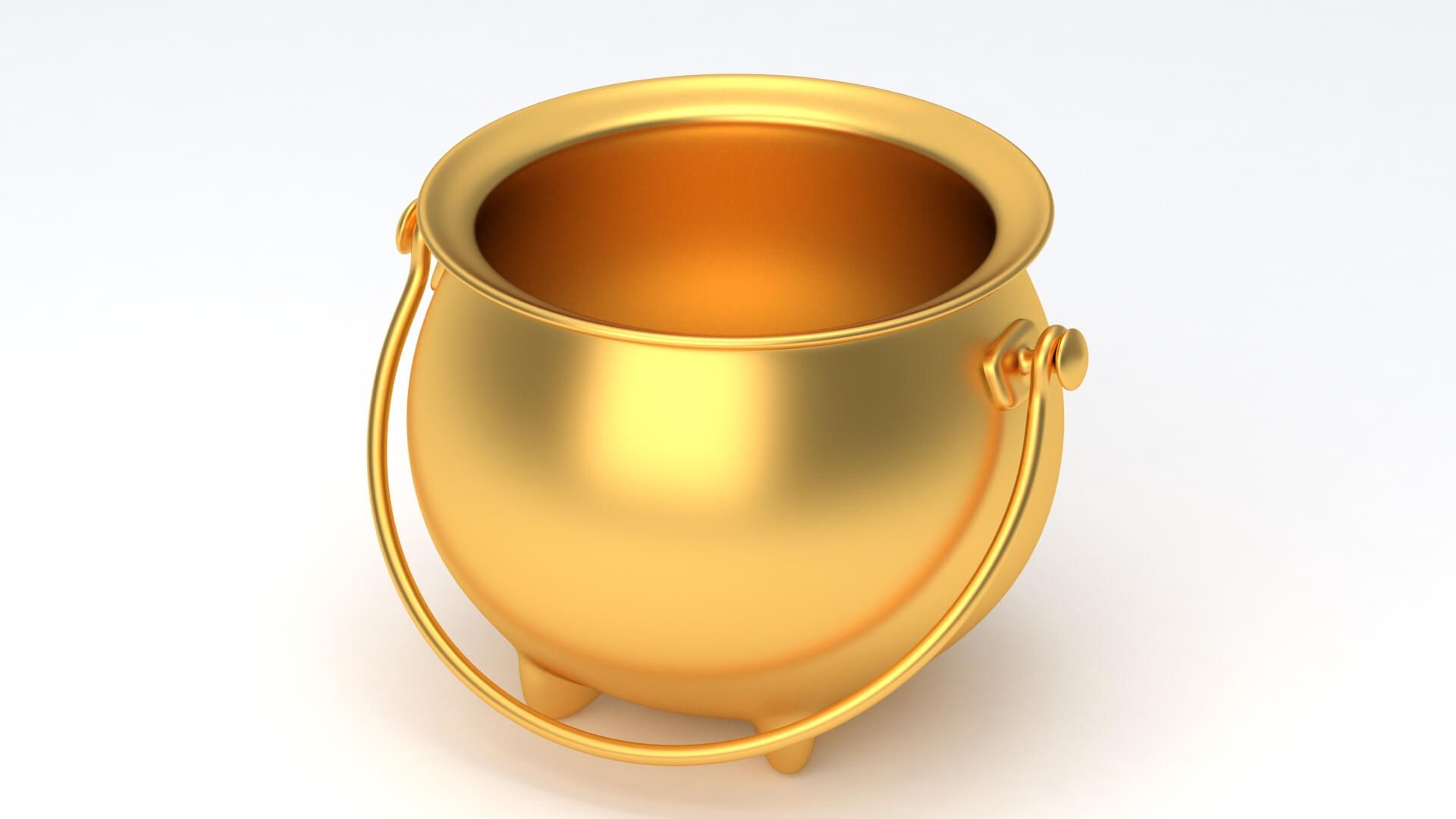 Gold Cauldron - 3D Model by AN studio