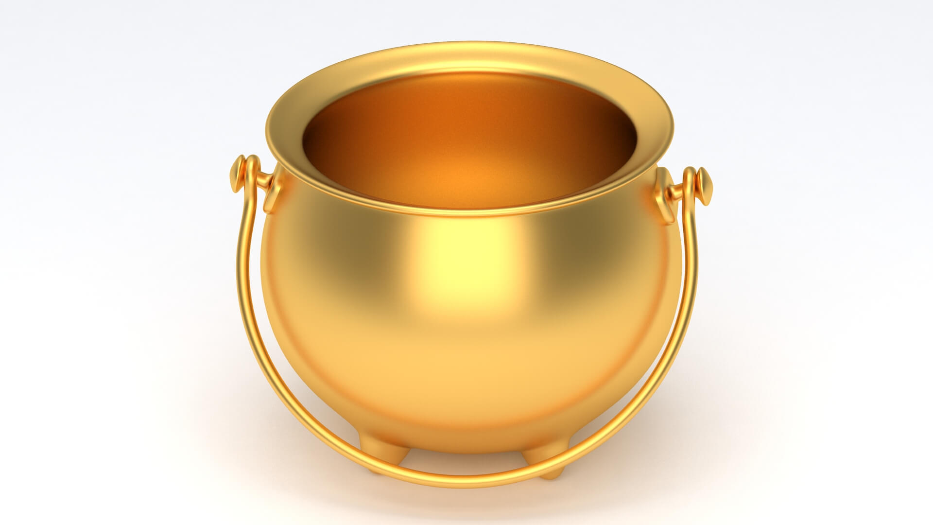 Gold Cauldron - 3D Model by AN studio