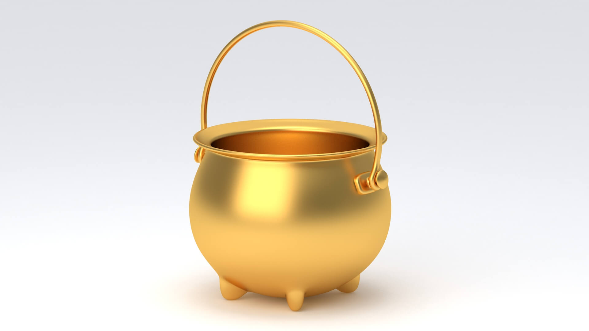 Gold Cauldron - 3D Model by AN studio