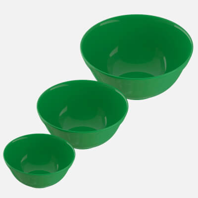 3d Green Bowls by AN studio