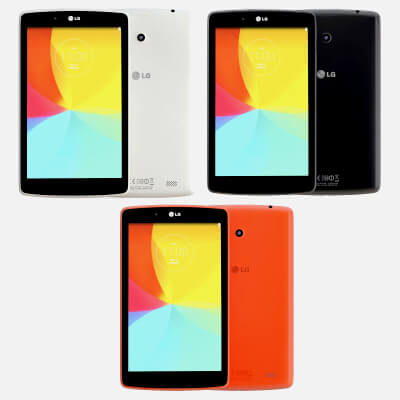 LG G Pad 7.0 All Color - 3D Model by AN studio
