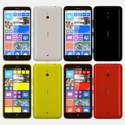 Nokia Lumia 1320 All Colors - 3D Model by AN studio