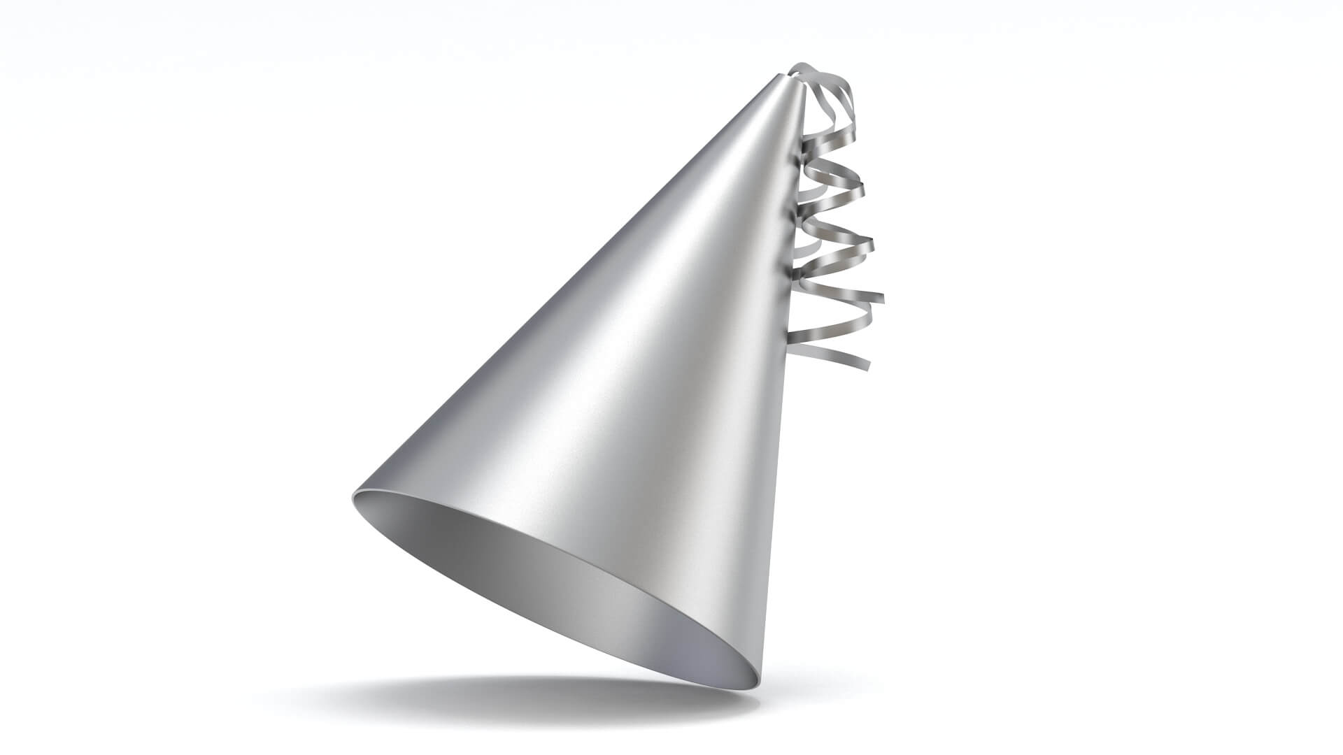 Party Hat Gold and Party Hat Silver - 3D Model by AN studio