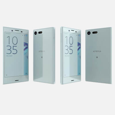 Sony Xperia X Compact Mist Blue - 3D Model by AN studio