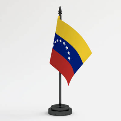 Table Flag Venezuela - 3D Model by AN studio