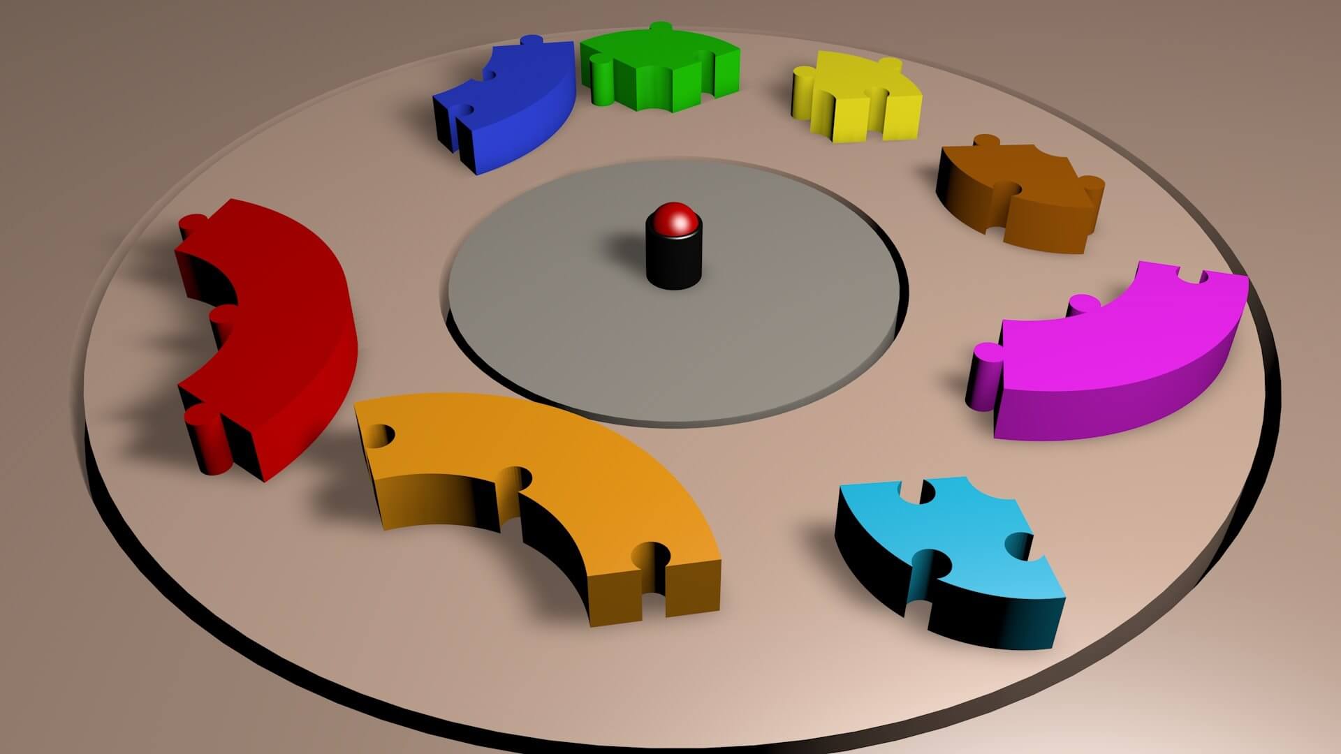 Animated Puzzle Intro - 3D Model by AnabaGate