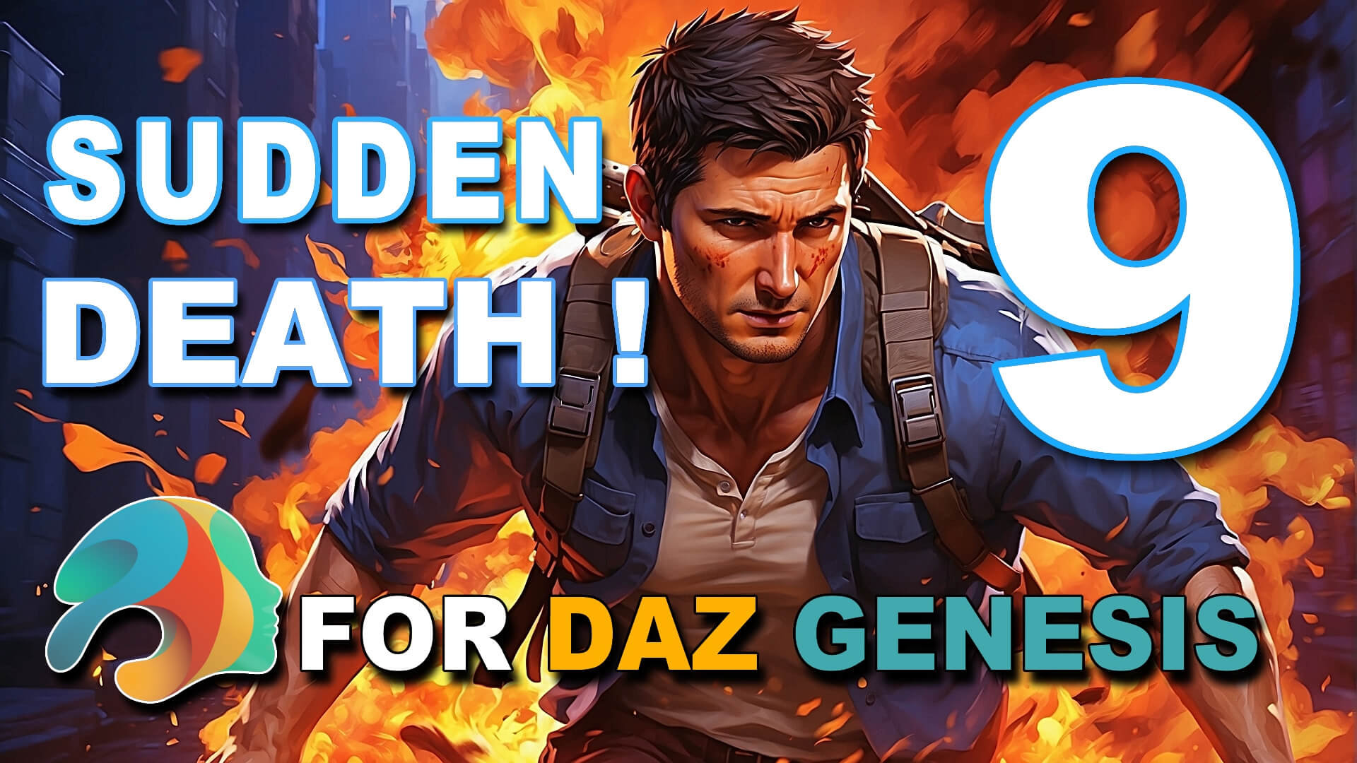 "Sudden Death" Dynamic Ragdoll Simulated Animation - Daz Content by Anabran