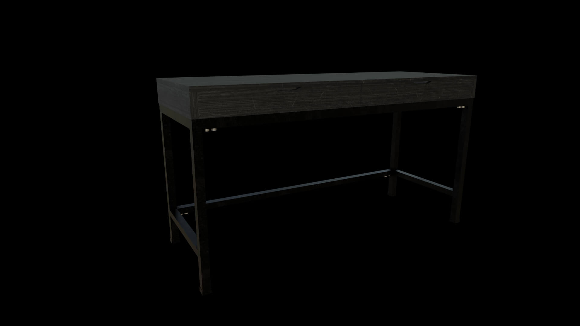 Desk 2 - Low Poly Desk 3D Model by anak10da