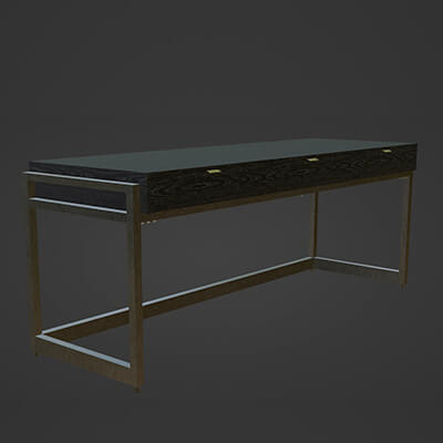 Desk Ariquer-59 3D Model by anak10da
