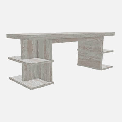 Desk-5 3D Model Low Poly by anak10da