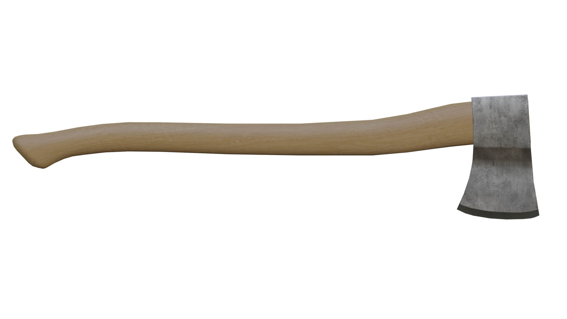 Wooden Ax Low Poly - Free 3D Model by anak10da