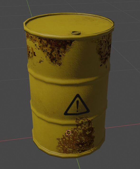 Drum Container - Free 3D Model by Andermaiden2nd