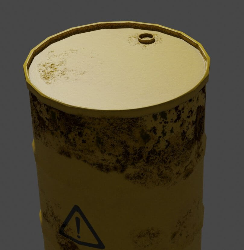 Drum Container - Free 3D Model by Andermaiden2nd