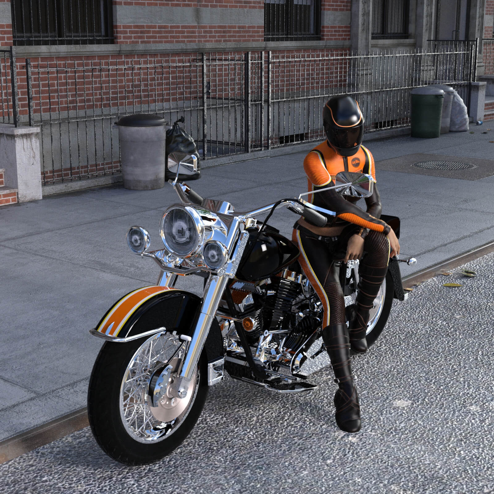 Easy Rider + Motorbike - Daz Content by Andreas123