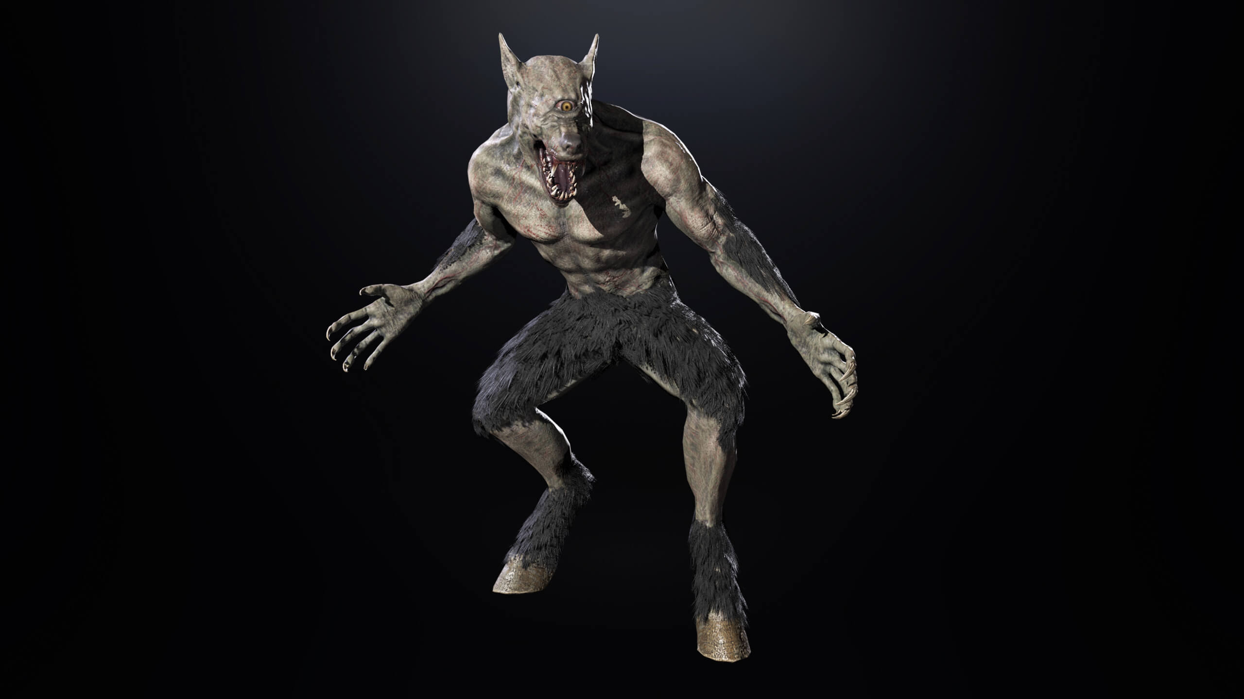 "Psoglav" - Mythical Creature 3D Model by Andrei Ermakov