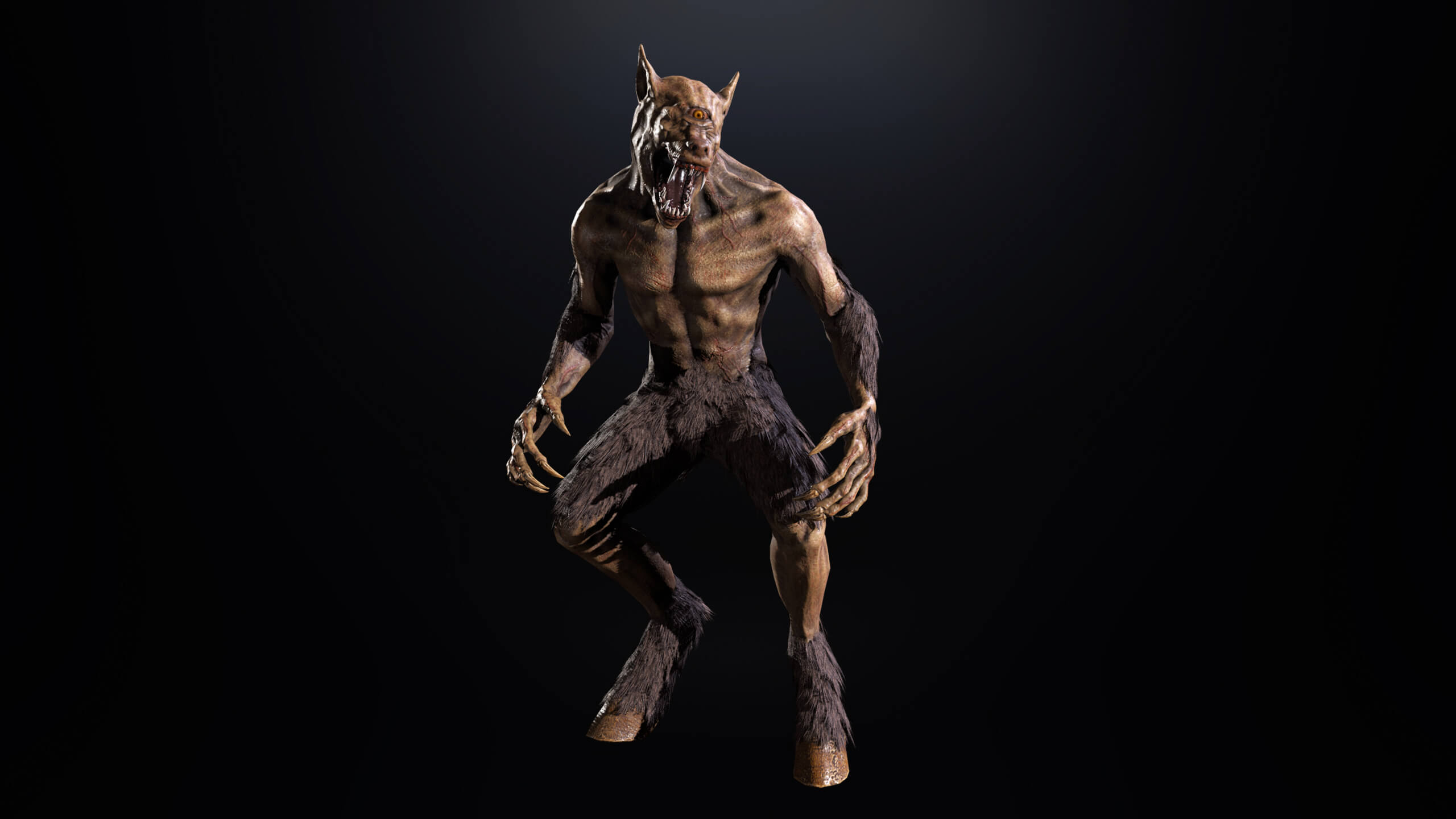 "Psoglav" - Mythical Creature 3D Model by Andrei Ermakov