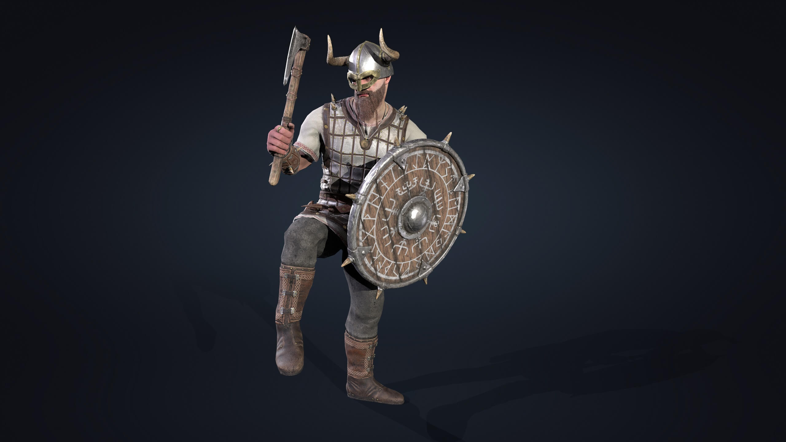 Vikings set: "Celtic Warrior 2" - 3D Model by Andrei Ermakov