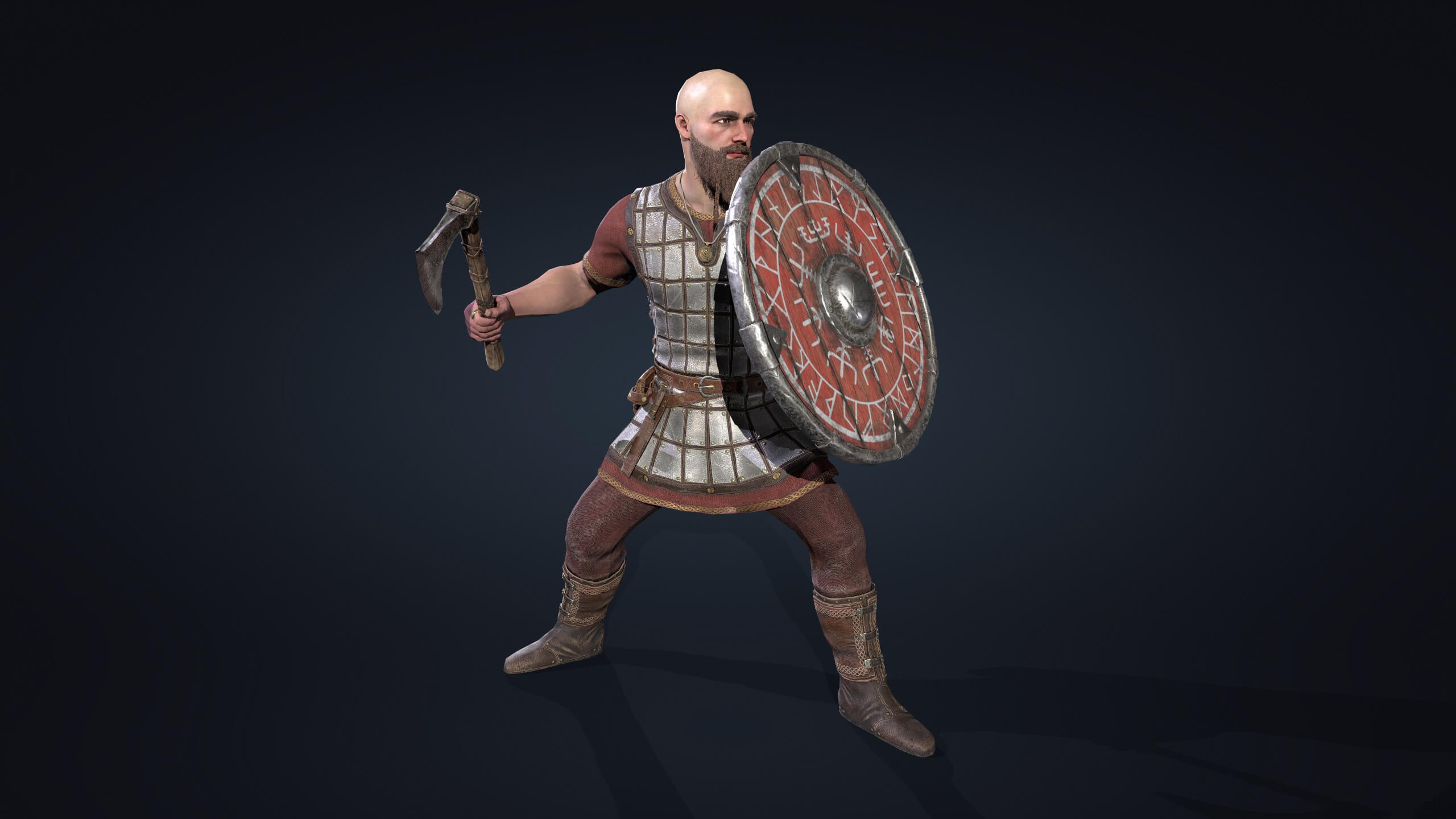 Vikings set: "Celtic Warrior 2" - 3D Model by Andrei Ermakov