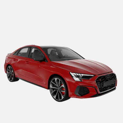 Audi S3 Sedan (2021) - 3D Model by Andrei_Shukan