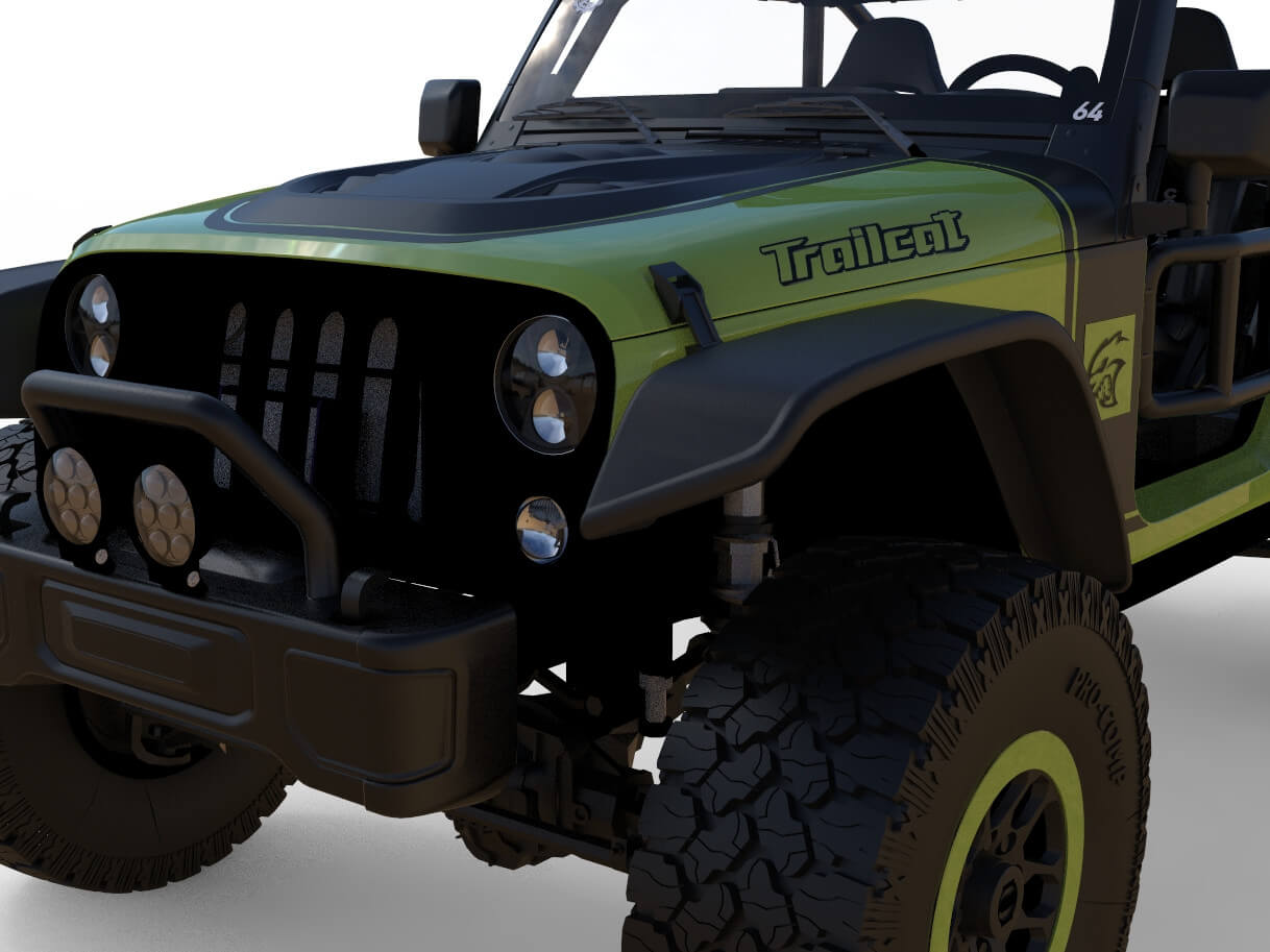 Jeep Trailcat 2017 - 3D Model by andres2530