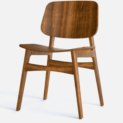 Soborg Wooden Chair Color 05 - Free 3D Model by andrey_ryzhko
