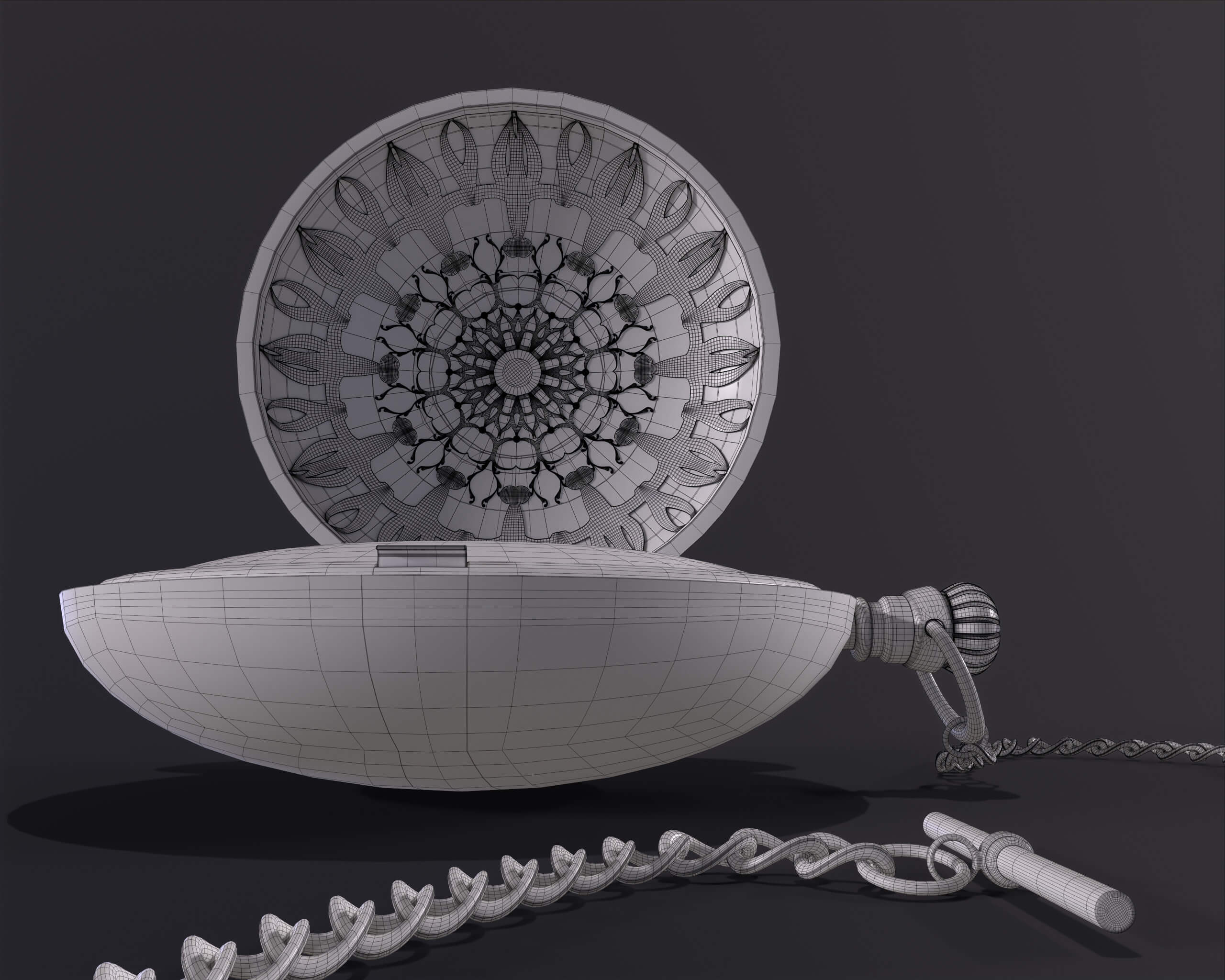 Pocket Vintage Watch - 3D Model by Andrey89