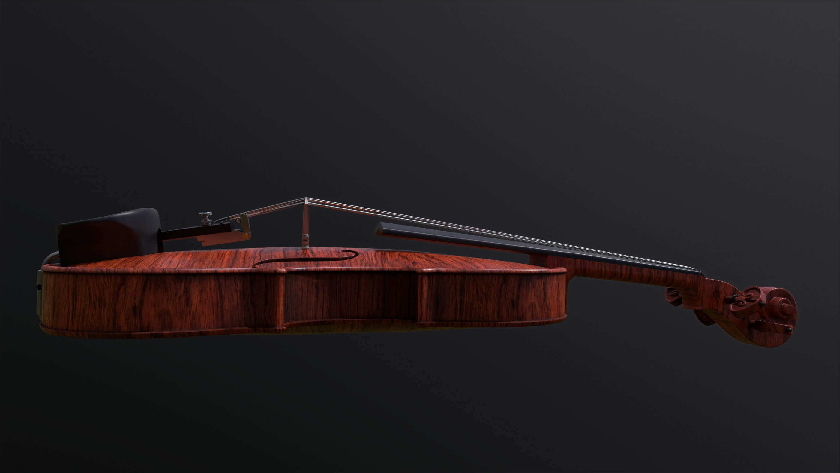 High-Polygonal Violin Model by Andrey89