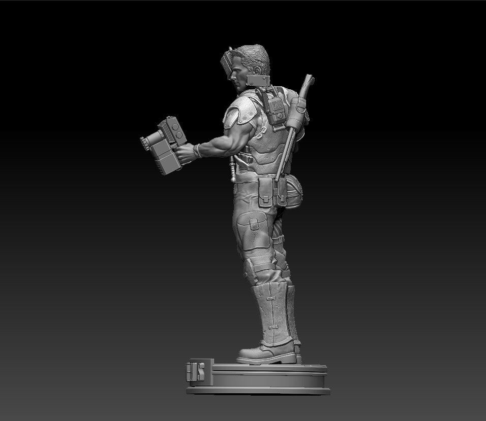 Aliens Soldier - 3D Model by Andreyad77