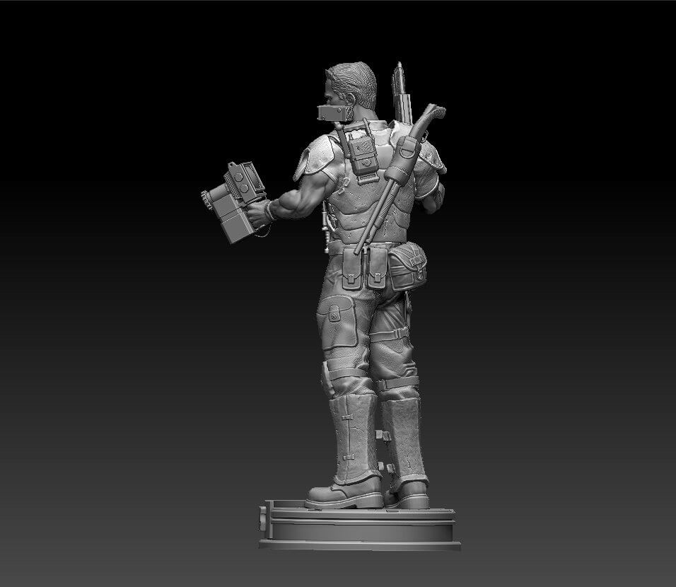 Aliens Soldier - 3D Model by Andreyad77