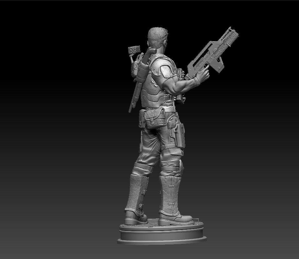 Aliens Soldier - 3D Model by Andreyad77