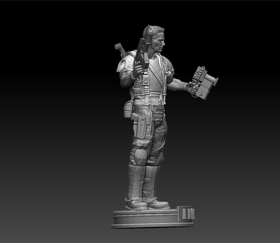 Aliens Soldier - 3D Model by Andreyad77