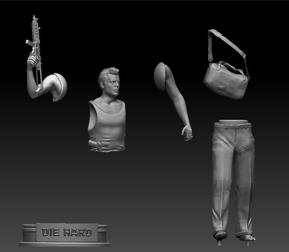 Die Hard 1988 - 3D Print Model by Andreyad77