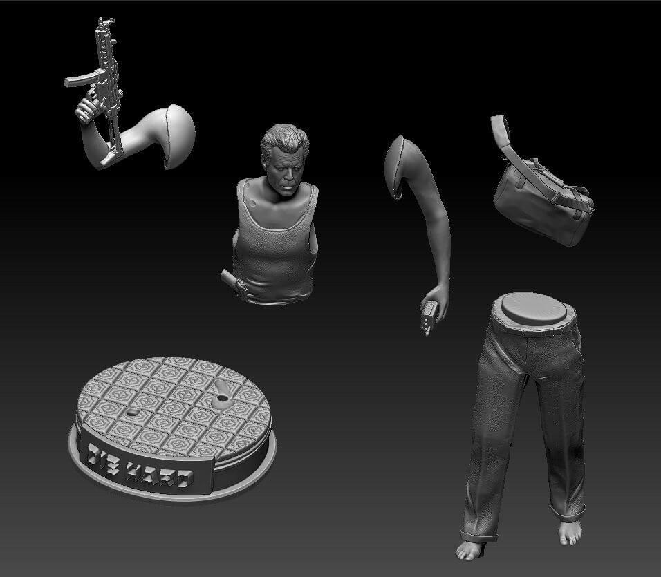 Die Hard 1988 - 3D Print Model by Andreyad77