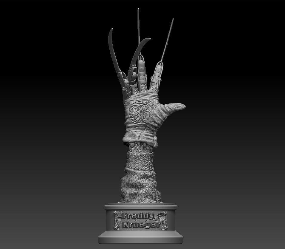 Freddy Krueger Hand - 3D Model by Andreyad77