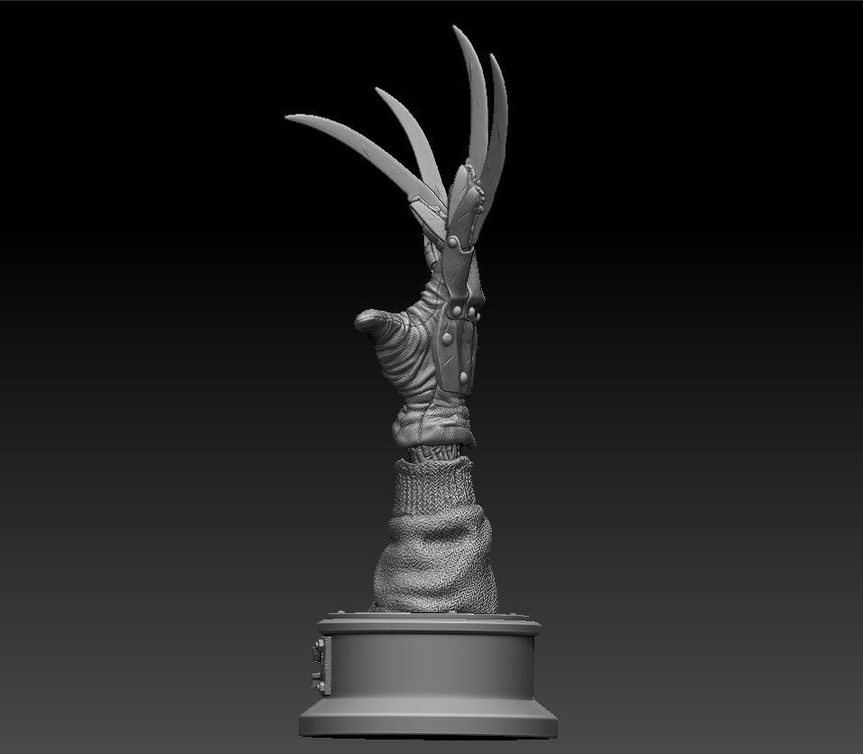 Freddy Krueger Hand - 3D Model by Andreyad77