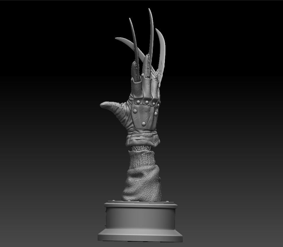 Freddy Krueger Hand - 3D Model by Andreyad77