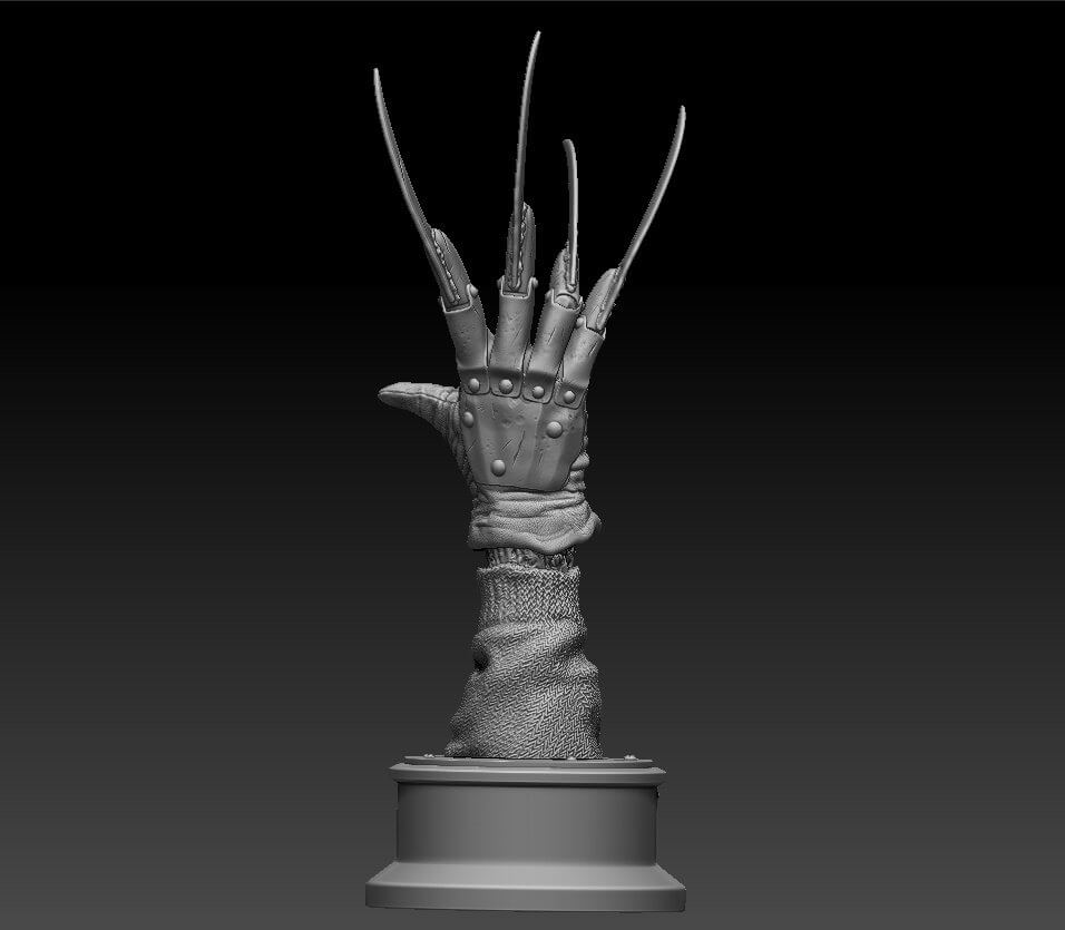 Freddy Krueger Hand - 3D Model by Andreyad77