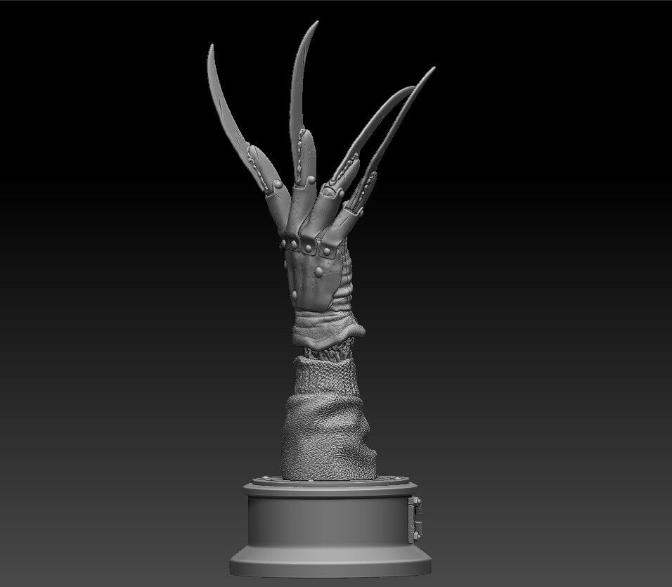 Freddy Krueger Hand - 3D Model by Andreyad77