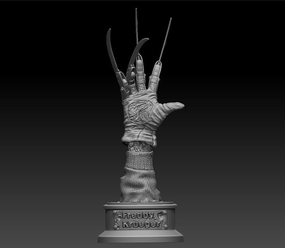 Freddy Krueger Hand - 3D Model by Andreyad77